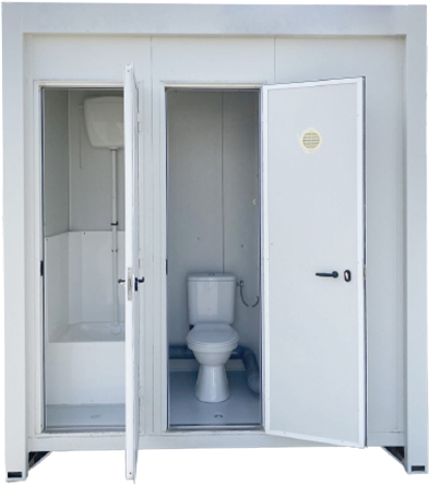 Bloc Sanitaire Mobile Modulaire - Toilette préfabriqué Maroc